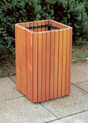 Square Wooden Bins - SA Bins