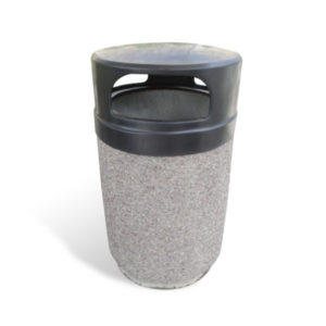 Standard Round Litter Bin | SA Bins (The SA Group)